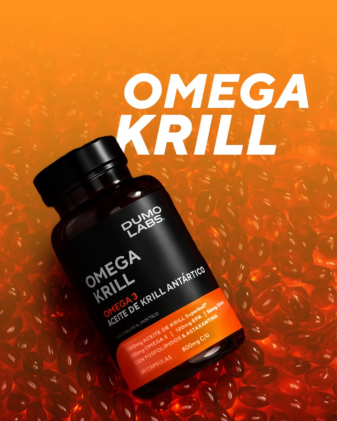 OMEGA KRILL | Omega 3 Aceite de Krill Antártico | 60 cápsulas – Dumo Labs